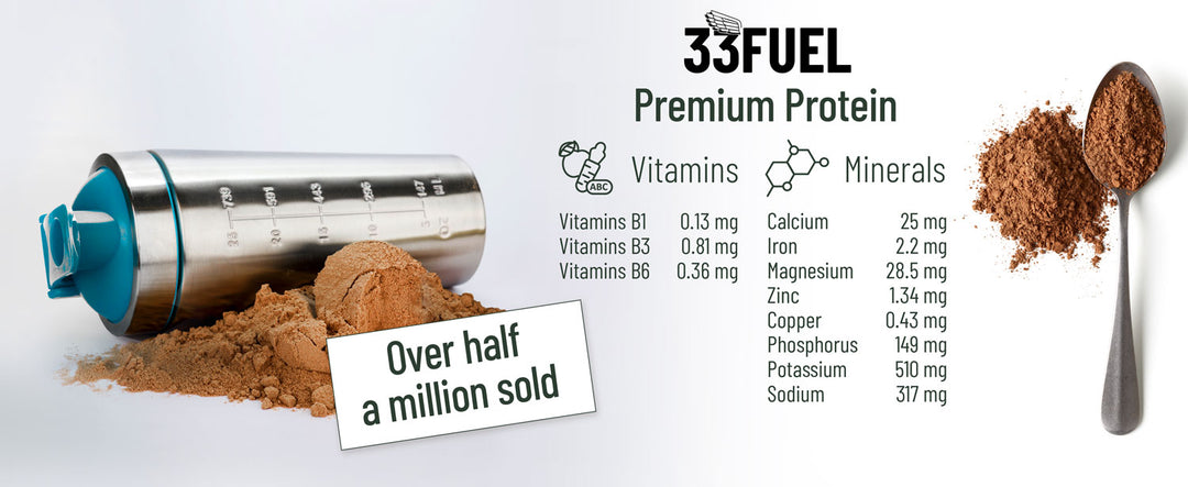 Premium Plant-Based Protein Powder | Natural Protein Powder | 33Fuel®