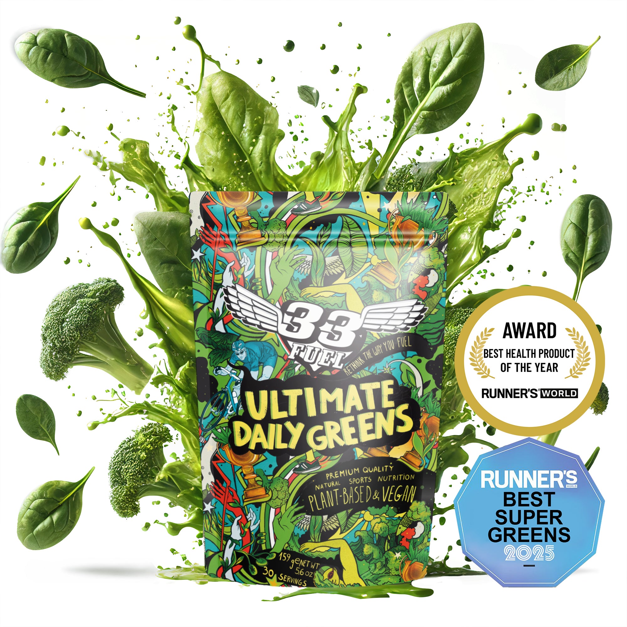 Ultimate Daily Greens Powder | Greens Drink | 33Fuel®