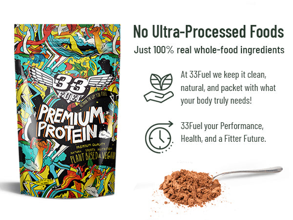 Premium Plant-Based Protein Powder | Natural Protein Powder | 33Fuel®