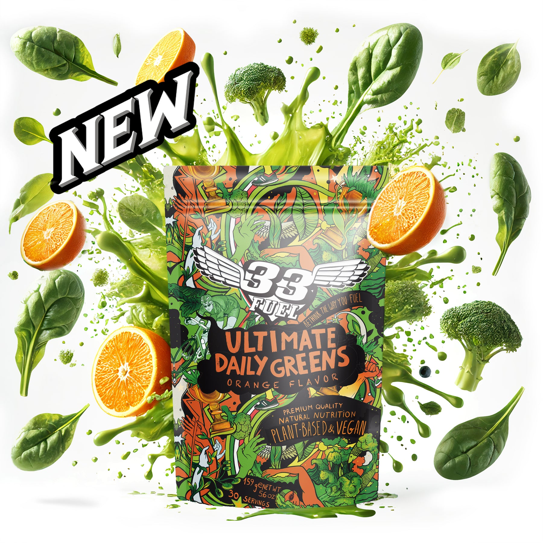 Ultimate Daily Greens Powder | Greens Drink | 33Fuel®